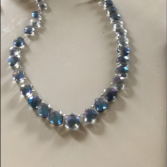 Jewelry | Ice Blue Crystal Necklace | Poshmark